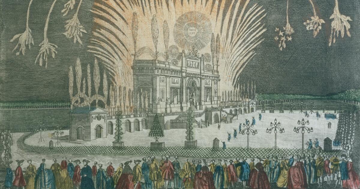 ‘Blue stars and white, and blood-red light’: Fireworks in Georgian ...