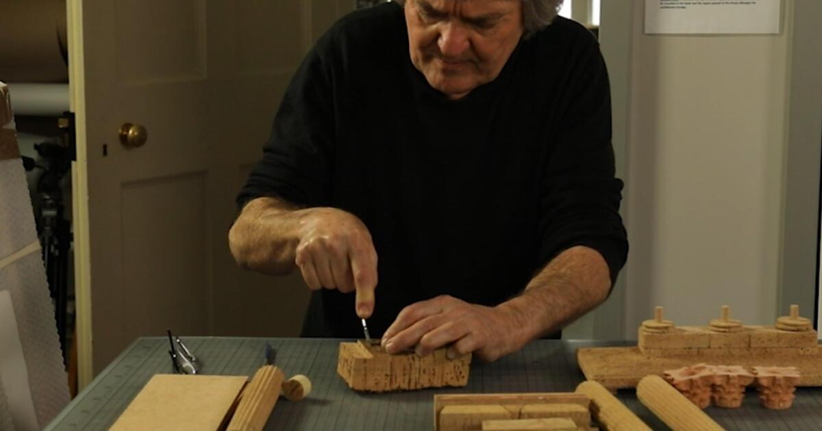 Creating a cork architectural model | Sir John Soane's Museum
